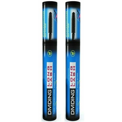 Triumph Тушь для ресниц Dividing Long Lash, Черная, 10 мл, 2 шт
