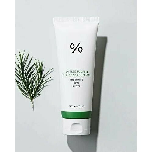 DR. CEURACLE Пенка для умывания чайное дерево Tea tree purifine 30 cleansing foam, 150мл
