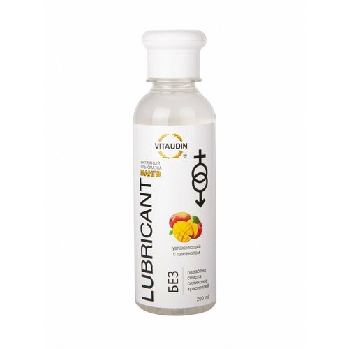 Гель-лубрикант VITA UDIN Mango / Манго / смазка на водной основе, с ароматом манго 200 мл