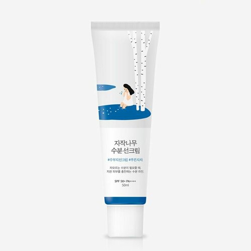 Солнцезащитный крем для лица с березовым соком ROUND LAB Birch Juice Moisturizing Sunscreen