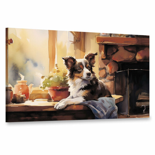 Интерьерная картина 100х60 "Собака"