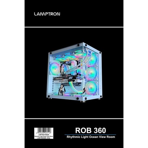 Корпус Lamptron LAMP-ROB360W OceanView белый