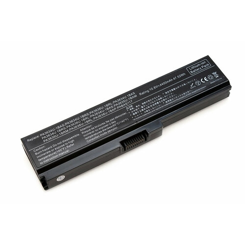 Аккумулятор для ноутбука TOSHIBA Satellite Pro L630-141 5200 mah 11.1V