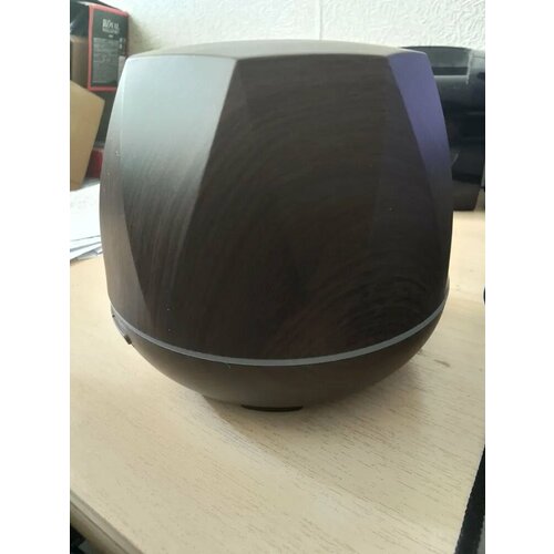 Ультразвуковой шестигранный деревянный ароматический увлажнитель воздуха, диффузор, 7 цветов, светодиодная подсветка (400 мл)