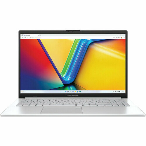 Ноутбук Asus E1504FA-BQ154W 15.6" AMD Ryzen 3 7320U(2.4Ghz)/8Gb/256GB/Int: AMD Radeon/Win11Home/Cool Silver (90NB0ZR1-M00A40)