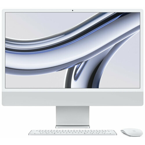 Моноблок Apple iMac 24" M3 8CPU 8GPU 8GB 256GB Silver (MQR93)