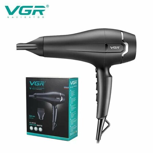 Фен для волос VGR V-450, черный