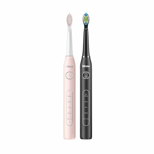 Bitvae Набор электрических зубных щеток Bitvae D2 Daily Toothbrush, звуковая, 40000 дв/мин, 2 шт
