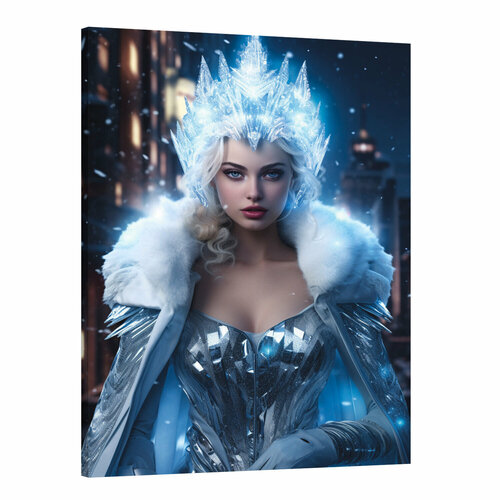 Интерьерная картина 50х70 "Ледяная принцесса"