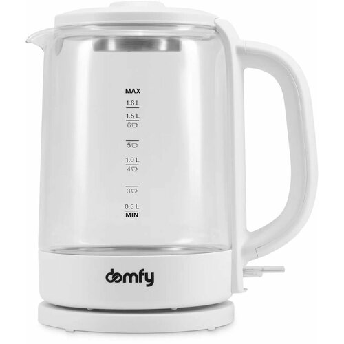 Чайник электрический DOMFY DSW-EK304, белый