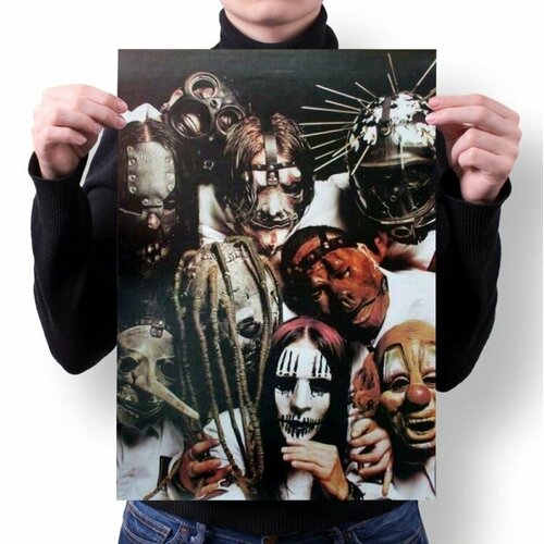 Плакат Slipknot, Слипнот №5, А3 (42-29 см)