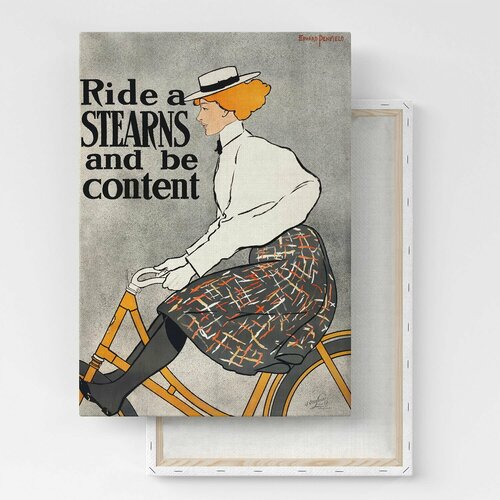Картина на холсте, репродукция / Эдвард Пенфилд - Ride a Stearns and be content / Размер 30 x 40 см