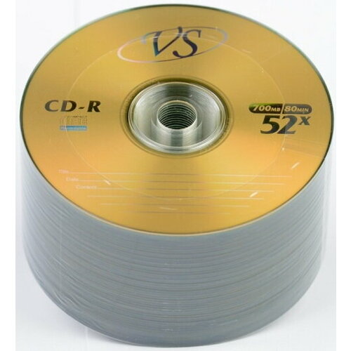 Диск CD-R VS 700 Mb, 52x, Bulk (50), (50/600)