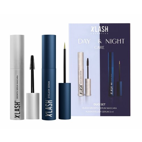 XLASH COSMETICS Day&Night Care Duo Set Набор (Тушь для ресниц 7 мл + Сыворотка для роста ресниц 3 мл)