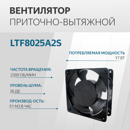 LTF8025A2S, АС вентилятор