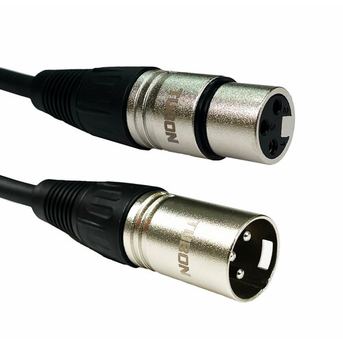 Кабель TUBON Микрофонный межблочный XLR (M) Male - XLR (F) Female OD6.0 ПВХ X001 10м