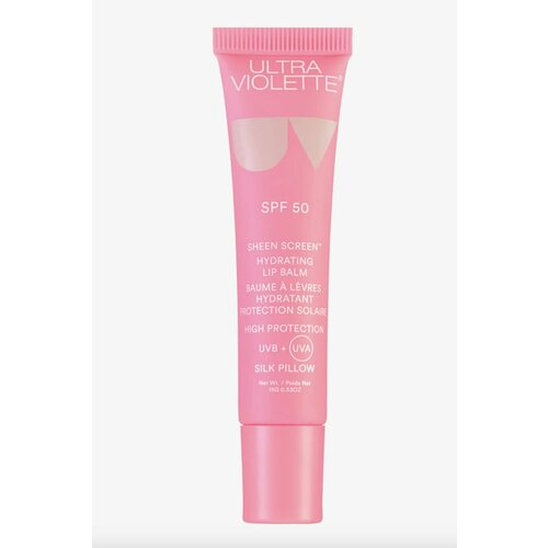 ULTRA VIOLETTE Увлажняющий солнцезащитный бальзам для губ Sheen screen hydrating lip balm SPF50 SILK PILLOW 15g