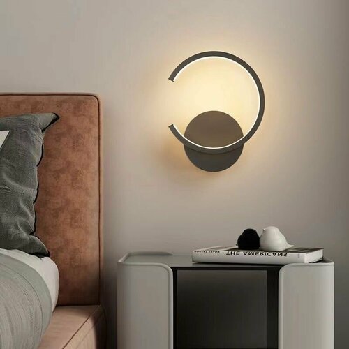 Светильник настенный светодиодный / прикроватная декоративная лампа / размеры 23х20 см, 10 Вт, 200-240 в