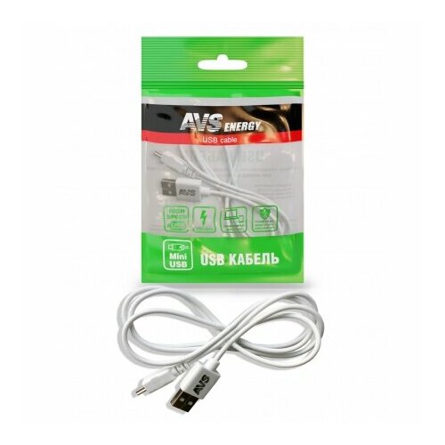 Зарядный кабель miniUSB (1м) MN-313 AVS A78042S