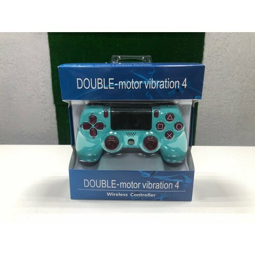 Геймпад для игровой консоли PS4 беспроводной Double-motor vibration 4 голубой