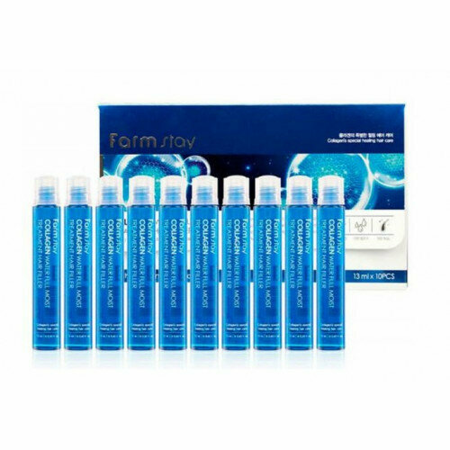 FarmStay Филлер для волос Collagen Water Full Moist Treatment Hair Filler 10 шт