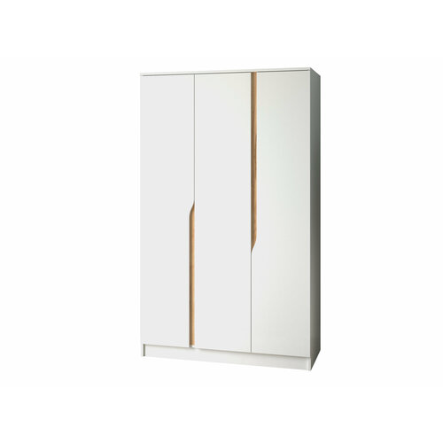 Шкаф распашной Монс-3, Белый, 1400x2400x450 мм, Крона Мебель