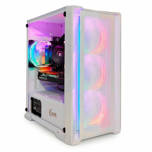 Игровой PC юкомс i5 3470, GTX 1630 4GB, HDD 1TB, SSD 480GB, 16GB DDR3, БП 450W, win 10 pro, White game case