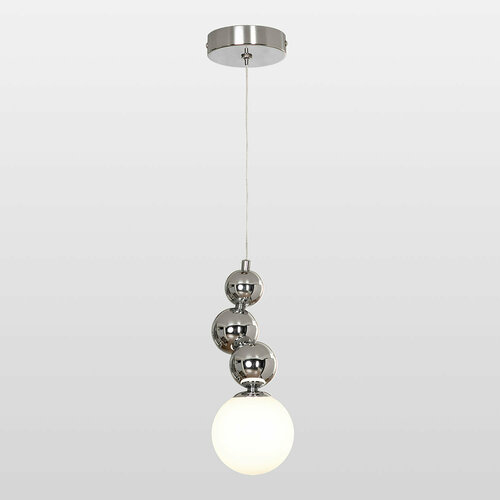 Светильник подвесной Lussole Meade LSP-7166, G9, 40Вт, кол-во ламп:1шт, Хром