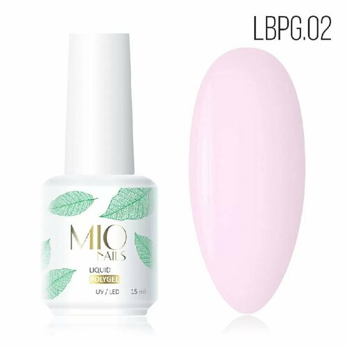 Жидкий полигель MIO Nails Liquid Polygel №02 15 м