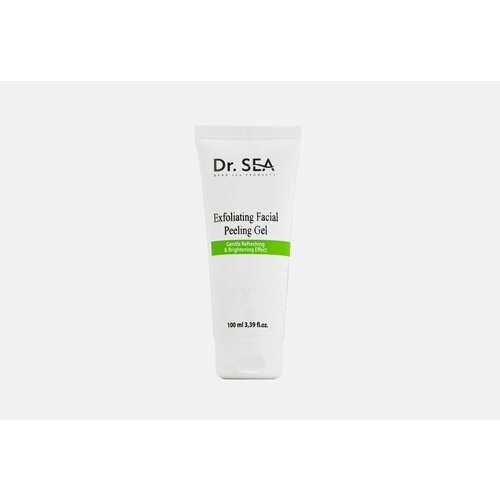 Пилинг-скатка для лица отшелушивающая Dr.Sea EXFOLIATING FACIAL PEELING GEL GENTLE REFRESHING & BRIGHTENING EFFECT 100 мл