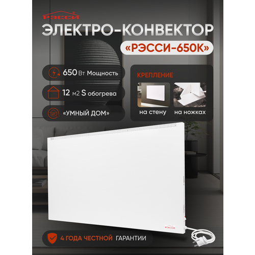Конвектор электрический рэсси 650K (12 м²)