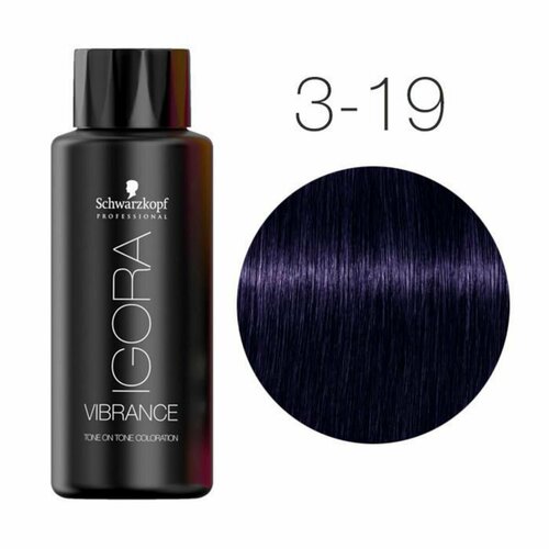 Schwarzkopf IGORA Vibrance 3-19 Темный коричневый фиолетовый Краска для волос 60 мл