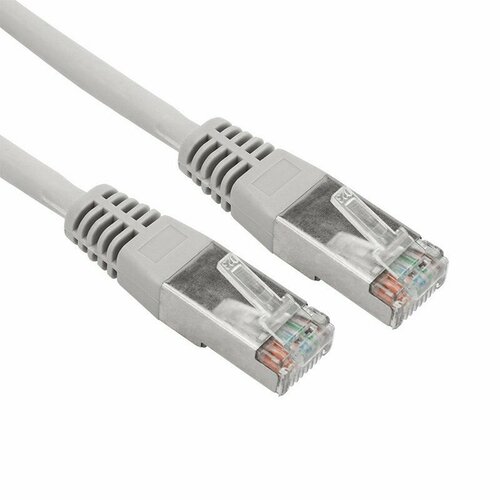 Шнур коммутационный, патч-корд F/UTP RJ45-RJ45, CAT 5e, ZH нг(А)-HF, серый, 5м REXANT, цена за 1 шт