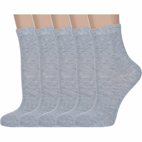 Носки RuSocks 5 пар, размер 18-20, серый
