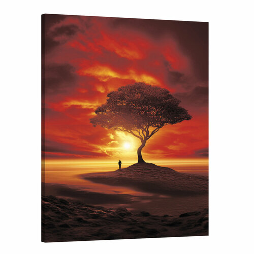 Интерьерная картина 50х70 "Закатная симфония"