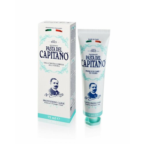 Зубная паста Pasta del Capitano 1905 Caries Protection 1905 Полная защита от кариеса 75 мл 8002140037801