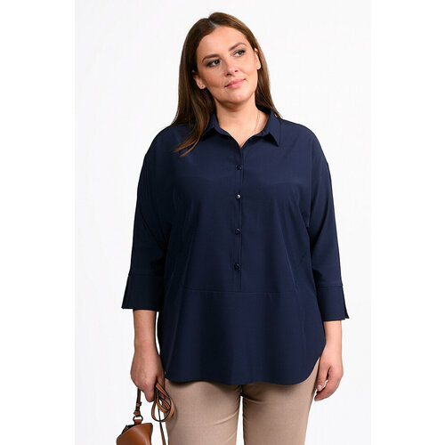 Блуза SVESTA, размер 60, синий