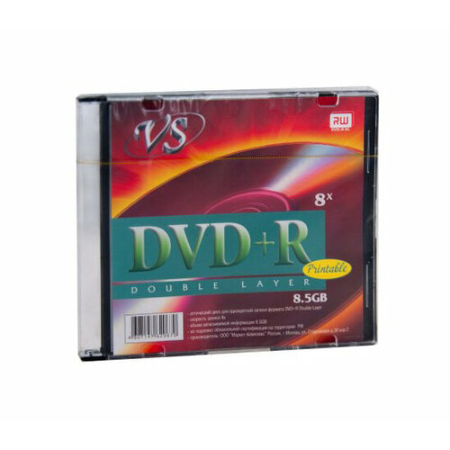 Диск VS DVD+R 8,5 GB 8x Double Layer SL Ink Print