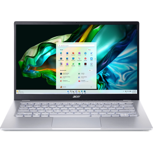 14" Ноутбук Acer Swift Go 14 SFG14-41-R2U2 1920x1080, AMD Ryzen 5 7530U 2 ГГц, RAM 16 ГБ, LPDDR4X, SSD 512 ГБ, AMD Radeon Graphics, Windows 11 Home, SFG14-41-R2U2, серебристый