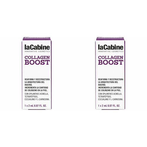 LaCabine Концентрированная сыворотка в ампулах Collagen Boost Ampoules, стимулятор коллагена, 1х2 мл, 2 уп
