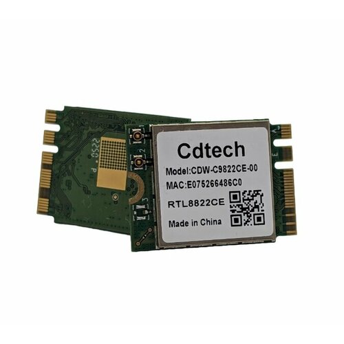 Модуль Wi-Fi 802.11 ac b/g/N + Bluetooth 5.0 внутренний, Cdtech RTL8822CE (CDW-C9822CE-00) OEM