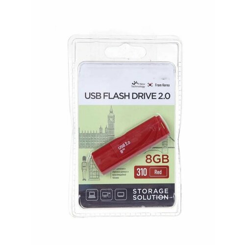 USB флеш накопитель OM-8GB-310-Red