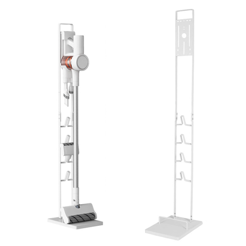 Напольная стойка / подставка (белая) ABC для вертикальных пылесосов Dyson Xiaomi Bosch Tefal Samsung Philips Redmond Kitfort