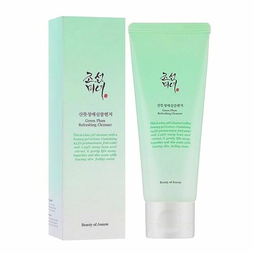 BEAUTY OF JOSEON Гель для умывания с экстрактом зелёной сливы Green Plum Refreshing Cleanser, 100мл