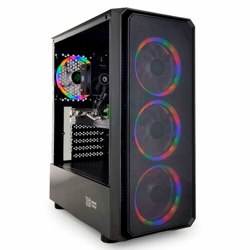 Игровой PC юкомс i3 4150, RX 580 8GB, SSD 1TB, 8GB DDR3, БП 450W, win 10 pro, Black game case