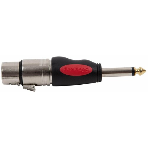 Аудио переходник адаптер Soundking CXA004 XLR (F) jack 6.3 (M) моно