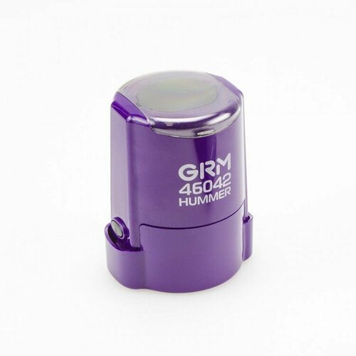 GRM 46042 Hummer Усиленная автоматическая оснастка для печати с крышечкой (диаметр печати 42 мм.), Фиолетовый