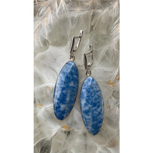 Серьги True Stones, лазурит, синий