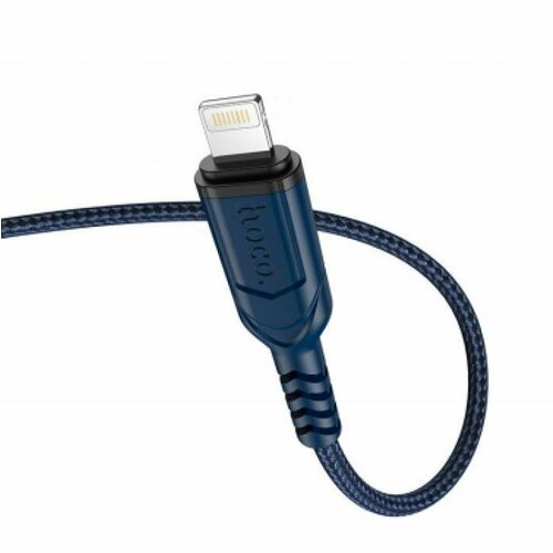 Кабель зарядки и синхронизации данных USB HOCO X59 Victory для Lightning, 2.4 A, длина 1.0 м, черный