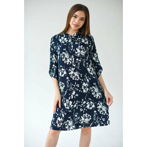 Платье Текстильный Край, размер 44, синий